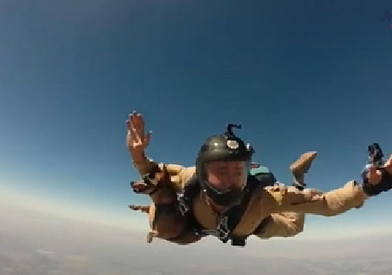 Simply amazing! Dog skydives with owner from 13000 feet | Mouthful News ...
