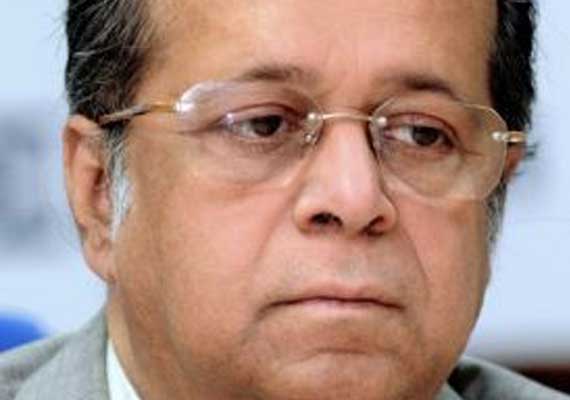 Protest outside former SC judge Justice Ganguly's office