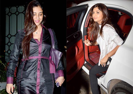 Shilpa Shetty, Ken Ghosh attend Tabu's birthday bash (view pics ...