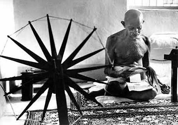 Gandhi's charkha sold for 110,000 pounds at UK auction