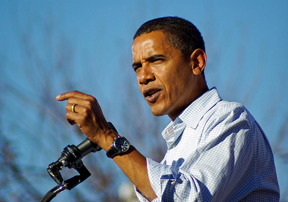 Obama Gets Back On The Bus For Trip To 2 States