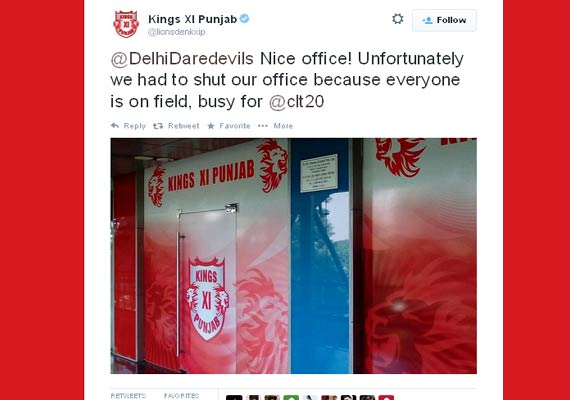 When Kings XI Punjab poked fun at Delhi Daredevils on twitter | Cricket ...