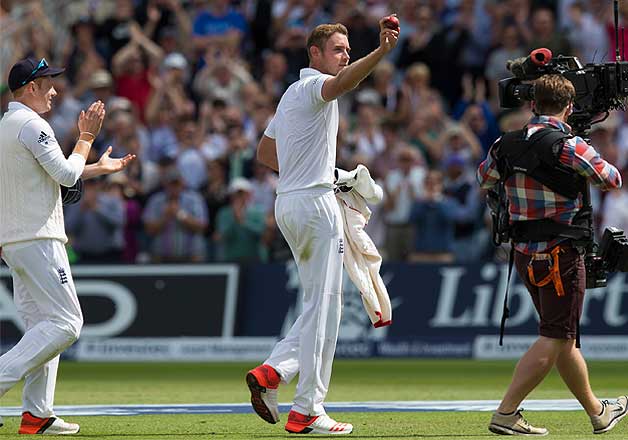 Stuart Broad demolishes Aussie batting line up in his ashes | Cricket ...