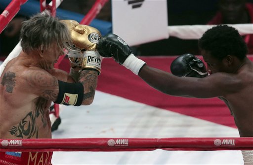 Mickey Rourke wins exhibition bout in Moscow | Other News – India TV
